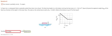 solved in figure a a rectangular block is gradually