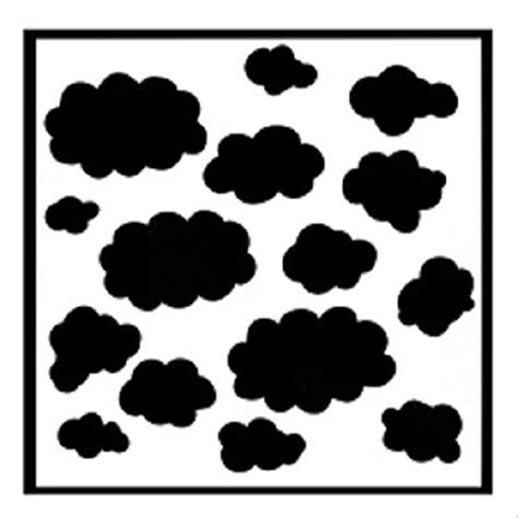 Cloud Stencil Small The Ceramic Shop