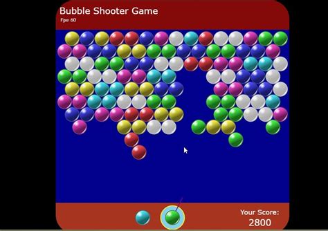 Bubble Shooter Game Using Html And Css In Vanillajs With Source Code