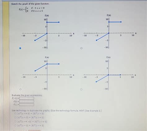 solved sketch the graph of the given function f x {x8 if