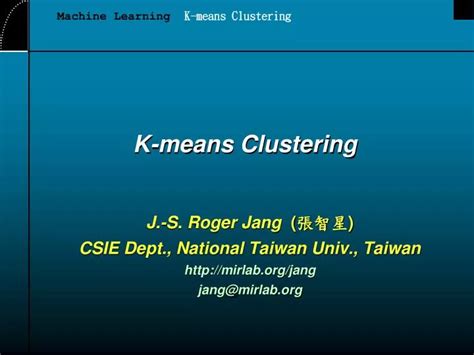Ppt K Means Clustering Powerpoint Presentation Free Download Id
