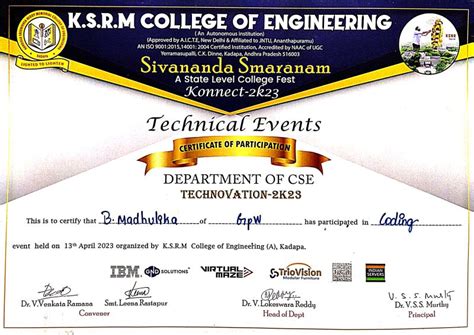 Coding Ksrmcollege Techenthusiast Techevents Continuouslearning