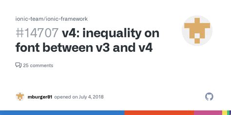 V4 Inequality On Font Between V3 And V4 · Issue 14707 · Ionic Team