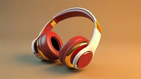 녹색 파스텔 배경에 현실적인 3d 렌더링의 황금색 강조 헤드폰 헤드폰 헤드폰 헤드셋 음악 기술 배경 일러스트 및 사진 무료 다운로드 Pngtree