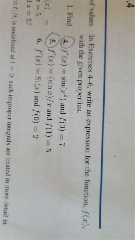 Solved 4 Of Values In Exercises 4 6 Write An Expression For Chegg Com