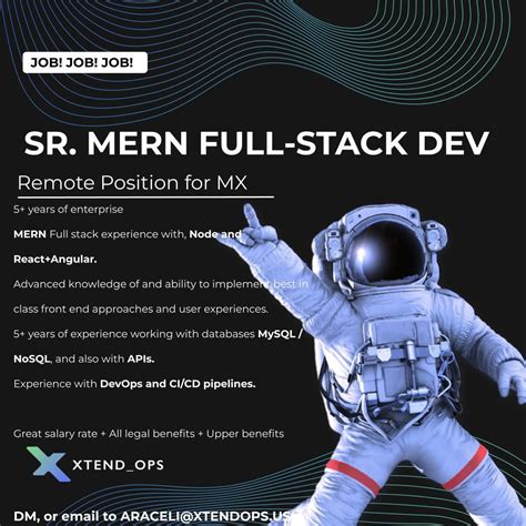 Oliver Medel On Linkedin We Are Hiring Mern Fullstack Developers