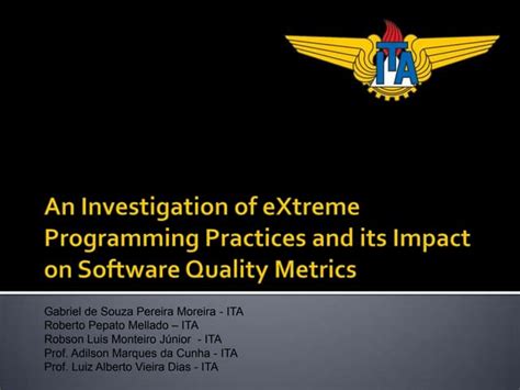an investigation of extreme programming practices ppt