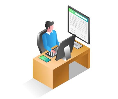 160 programmer coding laptop computer work desk freelancer sitting on table stock illustrations