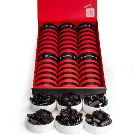 Black Licorice T Box 6 Tube Assortment For Licorice Lovers