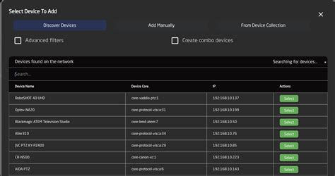 PTZ Control Example S SKAARHOJ Wiki
