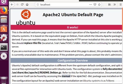 ubuntu搭建apache2服务 sudo service apache2 status csdn博客