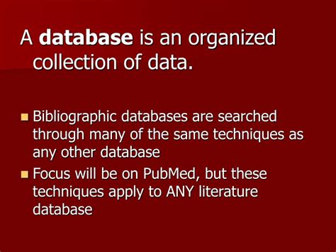 Ppt Introduction To Searching Bibliographic Databases Powerpoint