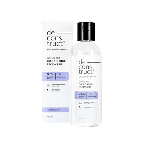 Buy Deconstruct Salicylic Acid Oil Control Face Wash 100 Ml Online