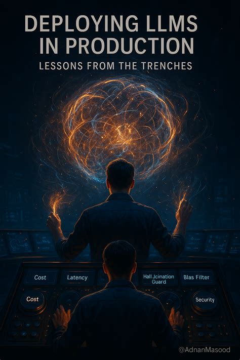 Deploying Llms In Production Lessons From The Trenches By Adnan Masood Phd Medium