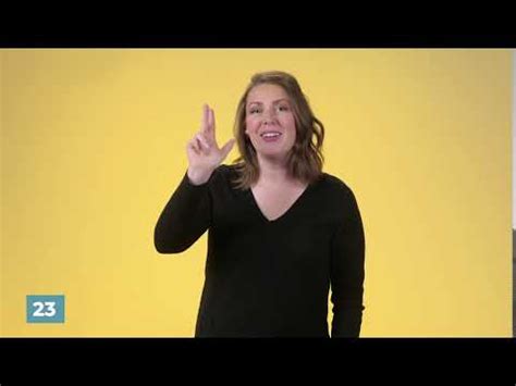 Learn How To Sign 23 In Asl Learnhowtosign Org Youtube
