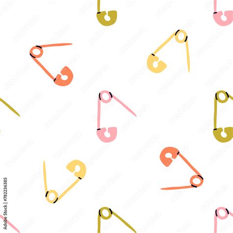 Seamless Pattern With Different Sewing And Embroidery Tools On White Background Endless