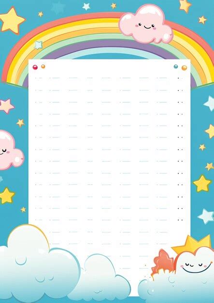 Premium Photo A Note Template Page Design