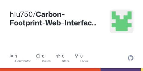 Github Hlu Carbon Footprint Web Interface Mock Up
