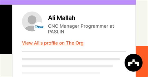 Ali Mallah Cnc Manager Programmer At Paslin The Org