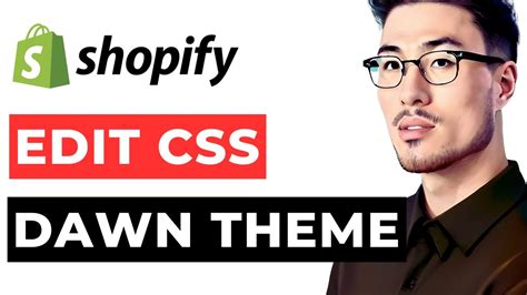 How To Edit Page Css Dawn Theme Shopify Youtube