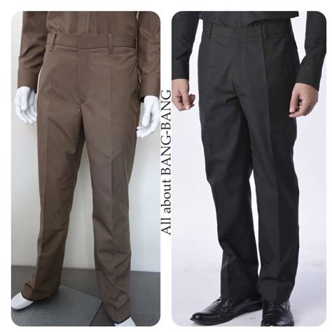 กางเกงเครื่องแบบตำรวจและทหารบก กางเกงอย่างเดียว By Bang Bang Allaboutbangbang Thaipick