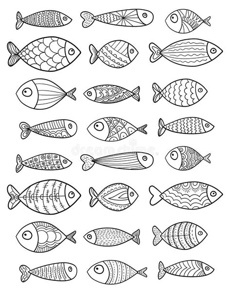 Pesci Stilizzati Illustrazioni Vettoriali E Clipart Stock 12181