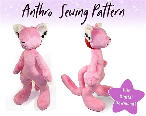 Pdf Sewing Pattern Anthro Base Plush Etsy Australia