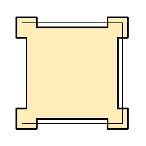 Rectangle Luxury Frame Element 22152998 Png