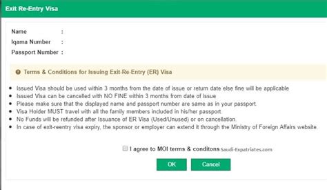 Exit Re Entry Visa Rules Conditions And Fee In Saudi Arabia SAUDI EXPATRIATES