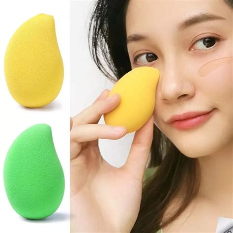 Women Sponge Puff Beauty Egg Soft Mango Sponge Shape Smooth Powder