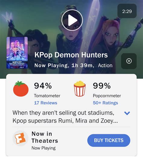 Pgr21 [연예] 넷플릭스 애니 [케이팝 데몬 헌터스] 썩토지수