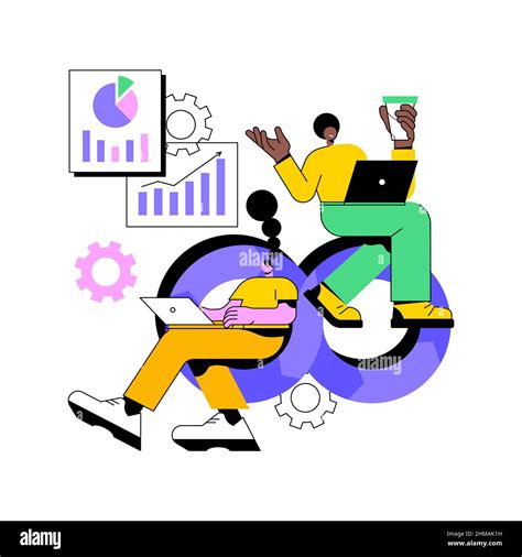 Devops Team Abstract Concept Vector Illustration Software Development