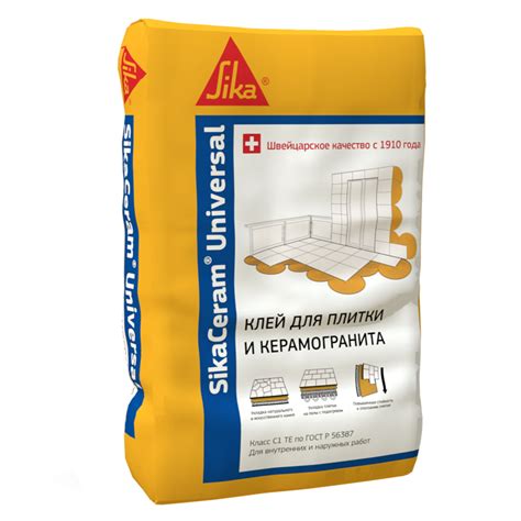 Плиточный клей Sika Ceram Universal Мешок 25 кг