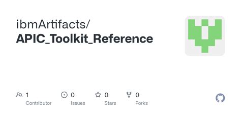 GitHub IbmArtifacts APIC Toolkit Reference