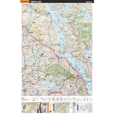Vibc42 Campbell River Vancouver Island Bc Topo Map Stanfords