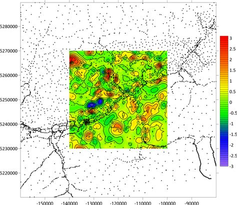 interpolation error estimate gravity difference between gravity fields