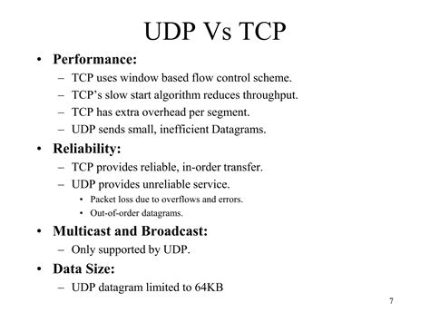 User Datagram Protocol Pptx