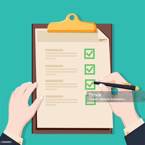 검사 목록 클립보드입니다 인간의 지주 검사 목록 및 연필 설문 조사 설문 조사 작업 목록입니다 벡터 일러스트 레이 션 설문지에 대한 스톡 벡터 아트 및 기타 이미지 Istock