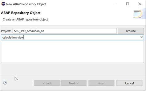 Solved Calculation View Option Not Available While Creati Sap