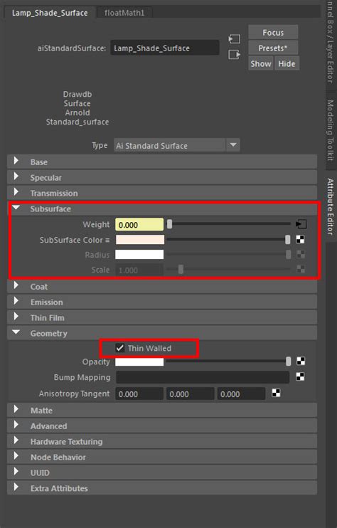 Arnold For Maya Standard Surface Shader Translucency Paper Shader