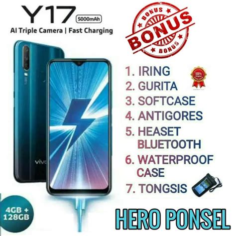 Jual Vivo Y Ram Gb Garansi Resmi Vivo Indonesia Biru