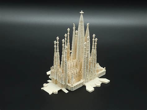 Sagrada Familia Model Iconic Barcelona Landmark Artistic Decor Piece 3d Printed Etsy