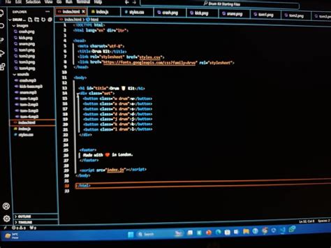 Webdev Javascript Html Css Day24 Thedrumkitwebsite Raunak Kumar