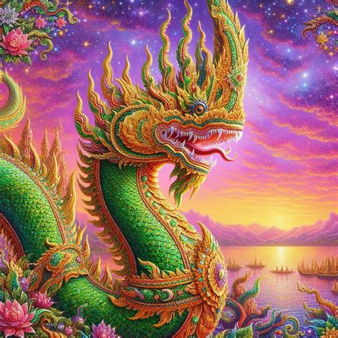 แจก Free Wallpaper องค์พญานาคตระกูลสีเขียว 🙏 แกลเลอรีที่โพสต์โดย Tidarut Penjaru Lemon8