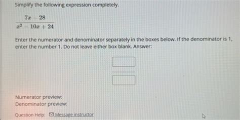 Simplify The Following Expression Completely StudyX