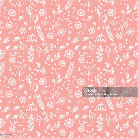 꽃 지 나뭇잎 도트와 원활한 벡터 패턴 블루 손으로 그린 배경 손 밑그림 그리기입니다 낙서 재 밌 스타일입니다 손으로 그린 원활한 유치 한 패턴의 시리즈입니다 귀여운에 대한