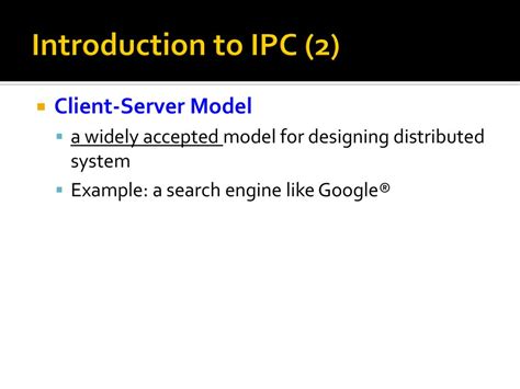 hwajung lee itec452 distributed computing lecture 7 interprocess