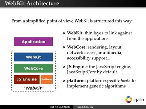 Webkit And Blink Bridging The Gap Between The Kernel And The Html5 R