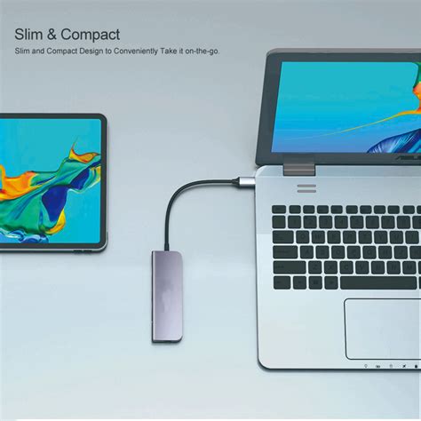 Ultra Slim Portable USB Port Multi USB Hub Keyboard Mouse Phone Flash Drive Data Charging