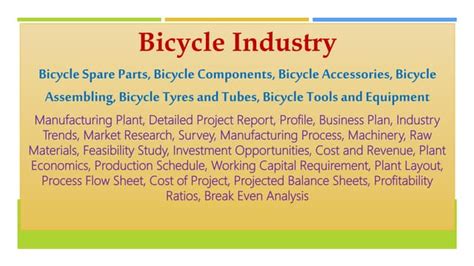 Bicycle Industry Bicycle Spare Parts Bicycle Components Bicycle